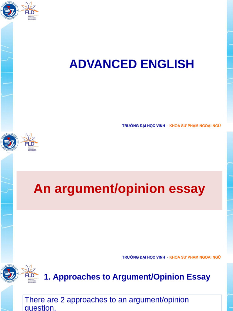 Co Phan Huong - Writing Task 2 - Opinion Essay. | PDF