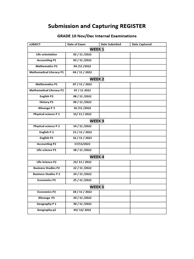 Submission and Capturing 11 | PDF