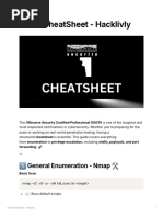 OSCP Cheatsheet | PDF