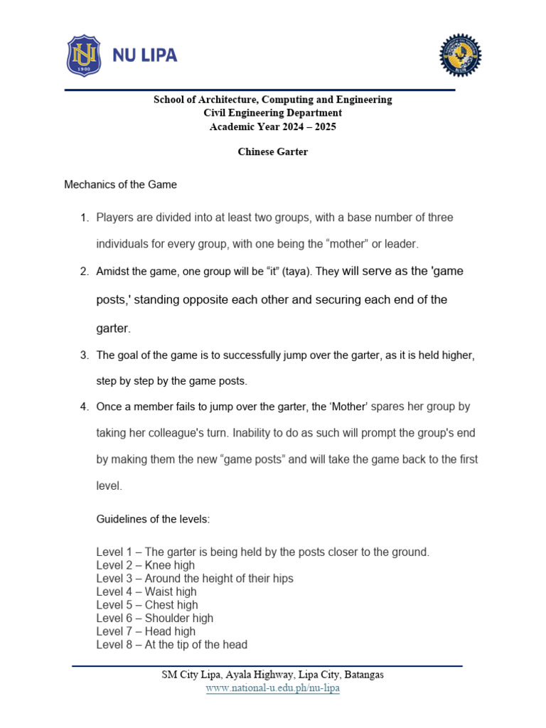 Chinese-Garter Mechanics | PDF