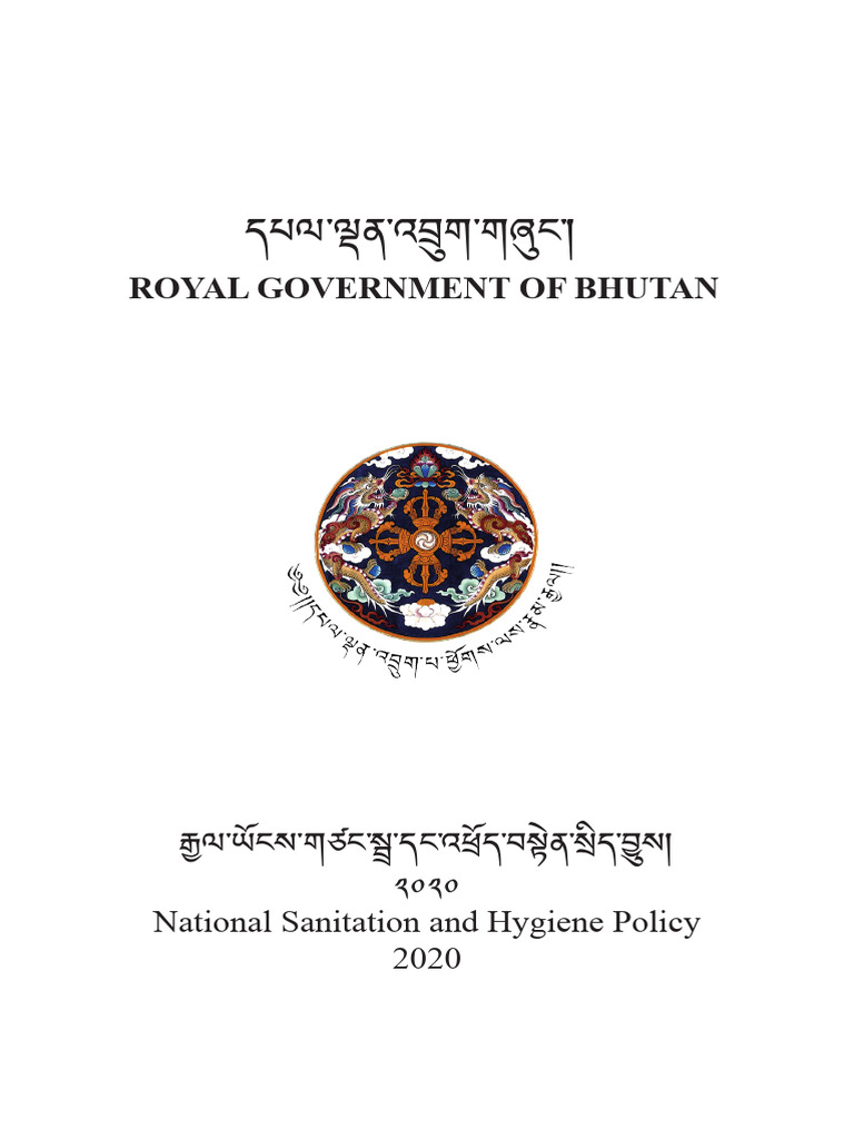 National Sanitation & Hygiene Policy 2020 | PDF