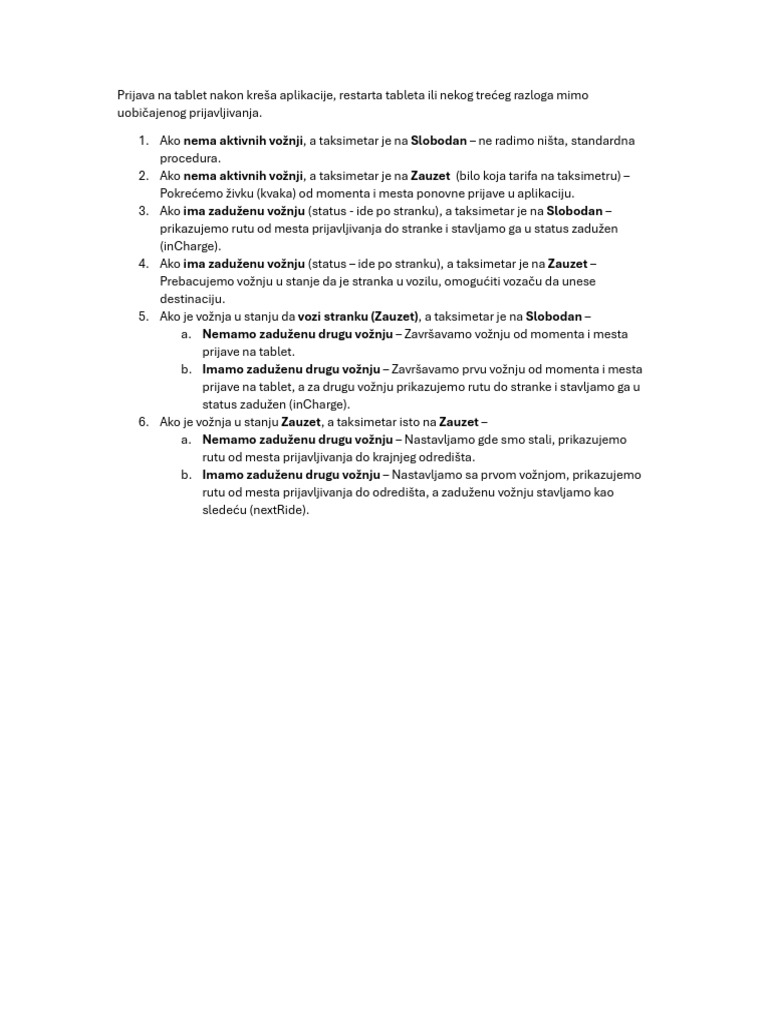 Vanredna Prijava Na Tablet | PDF