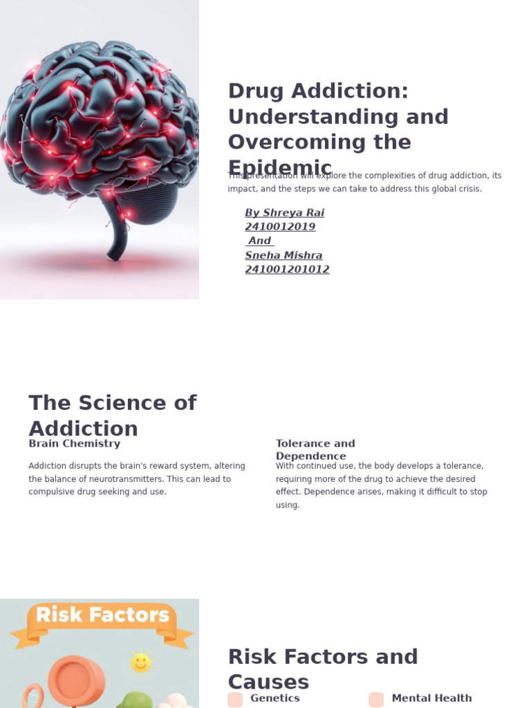 Drug Addiction Understanding and Overcoming The Epidemic | PDF ...