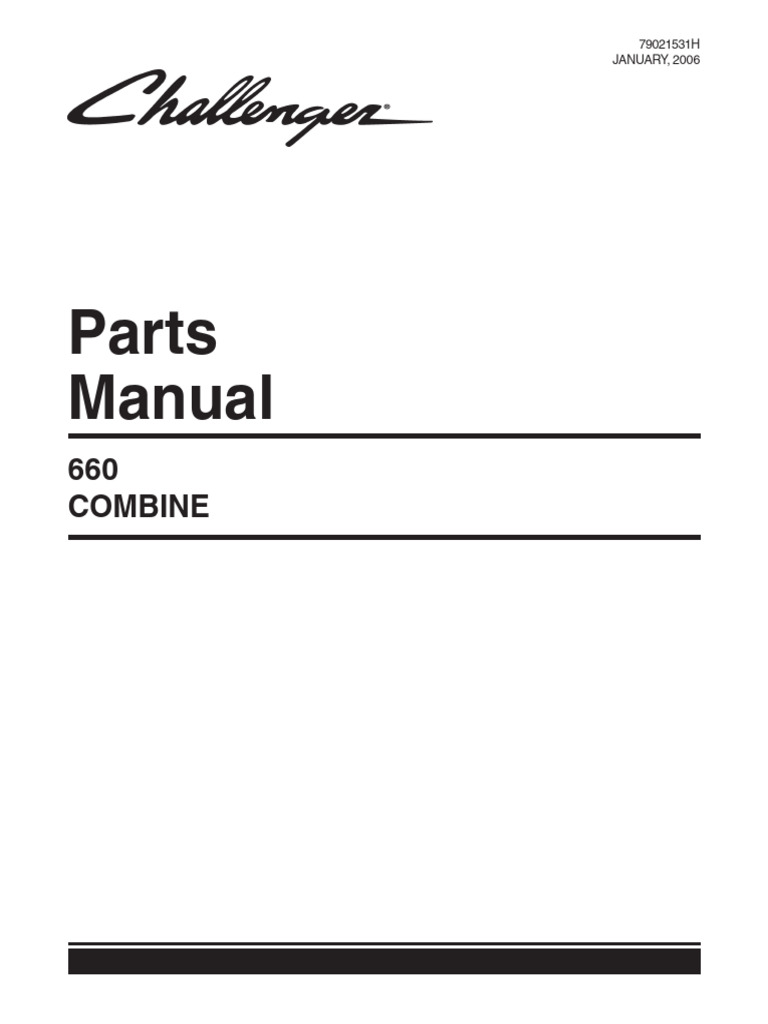 truckmanualshub.com_Challenger Combine 660 Parts Manual | PDF | Axle | Pump