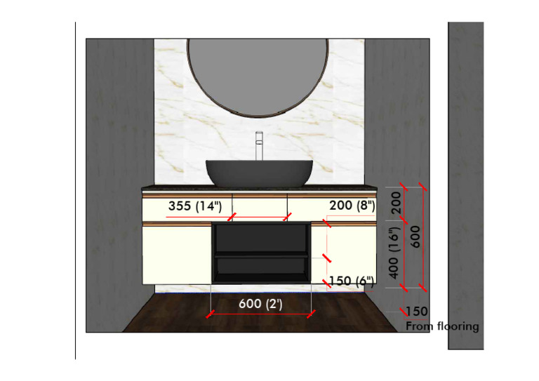 Vanity-Updated Elevation | PDF