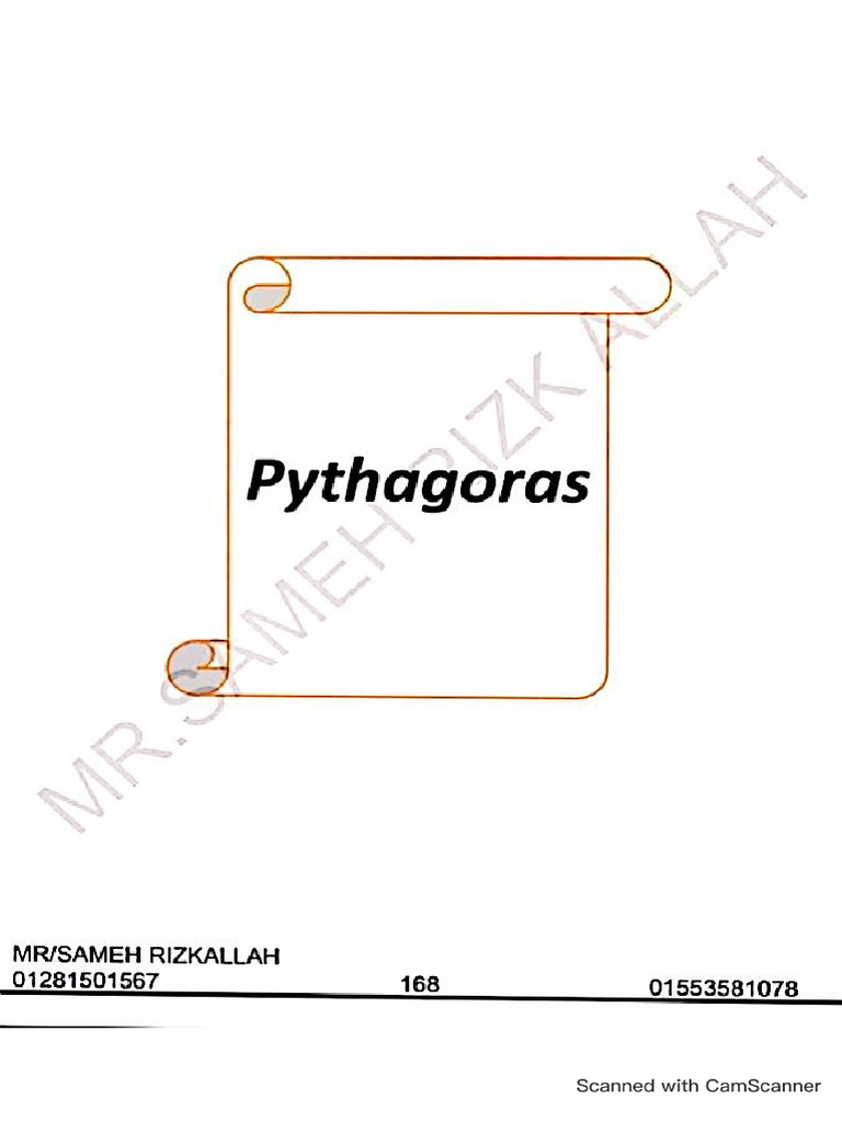 Math Ol Edexcel Pythagoras | PDF