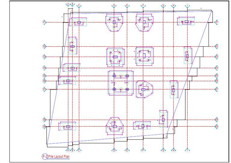 F-2 Pile Layout Plan Details | PDF