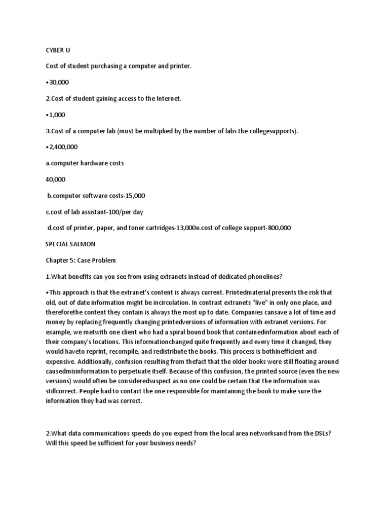 Mis Case Study | PDF | Supply Chain | Computing