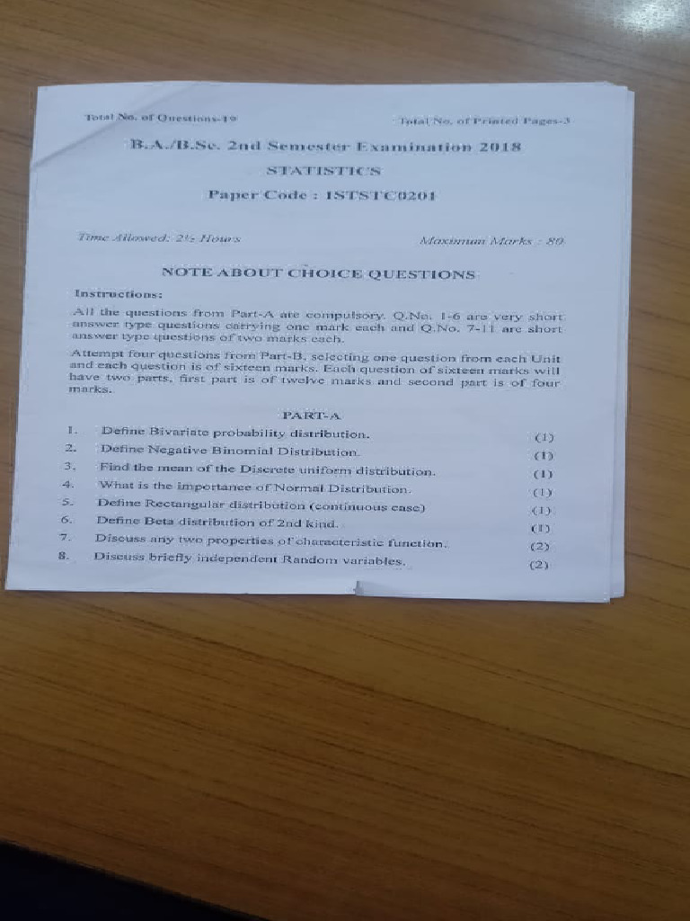 Statistics PYQ | PDF