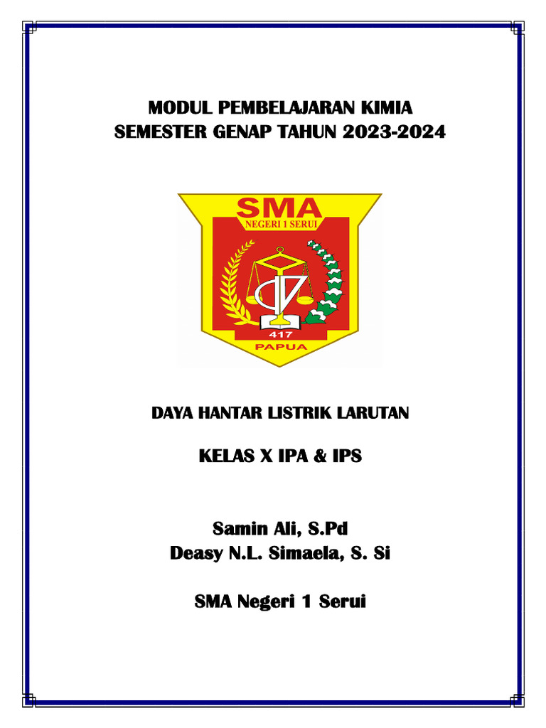 MURID_KD-3.8_Materi 2. Penggolongan Daya Hantar Listrik Larutan & Tugas ...