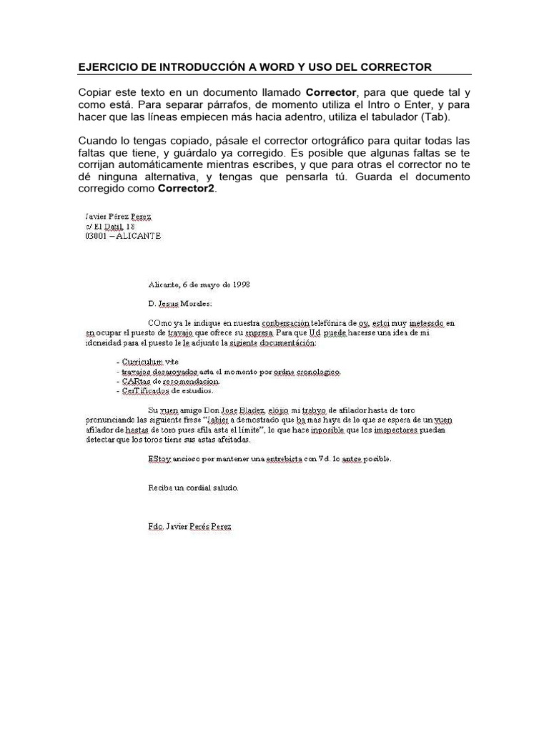 HTTPSWWW - Iessantabarbara.esdepartamentostic1bachilleratowordwordbasicoejerciciosej 1 Word ...