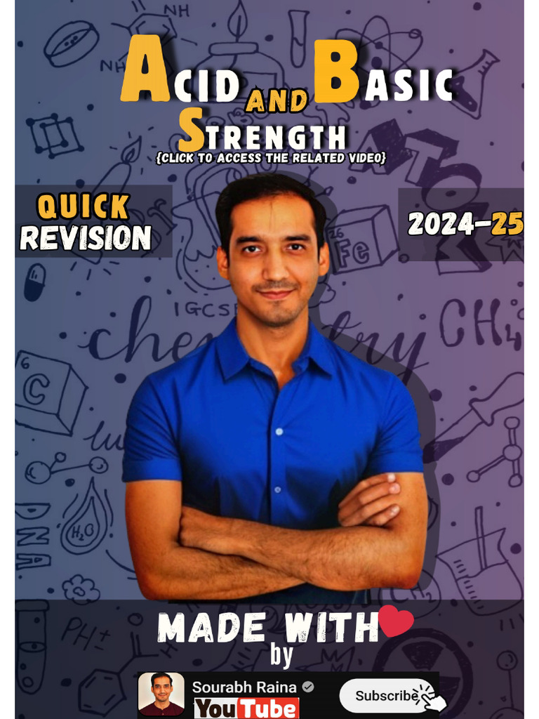 Acidic and Basic Strength | PDF