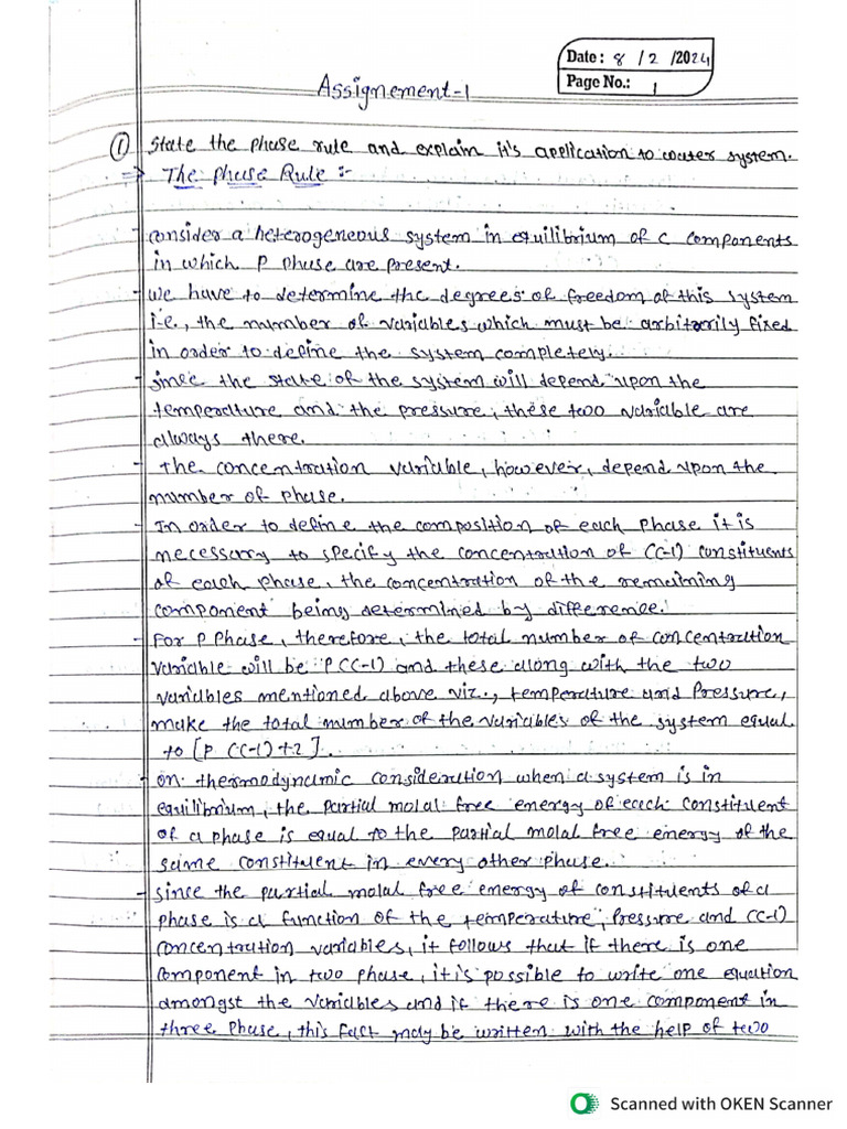 Physical (Assignment - 1) | PDF