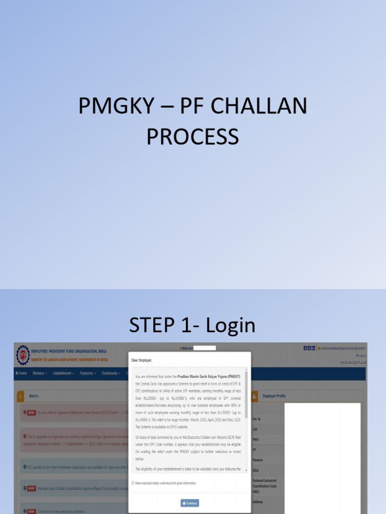 Pmgky - Challan | PDF