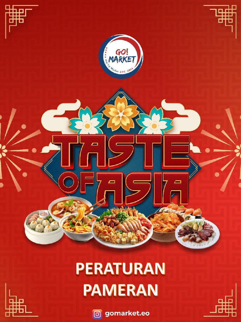 Aturan Bazaar Asian Street Food Taste of Asia (Dragon Point PIK 2) | PDF