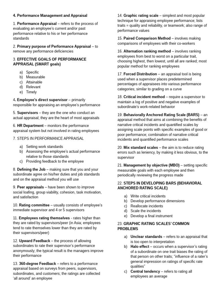Performance Appraisal Methods Explained | PDF | Performance Appraisal ...