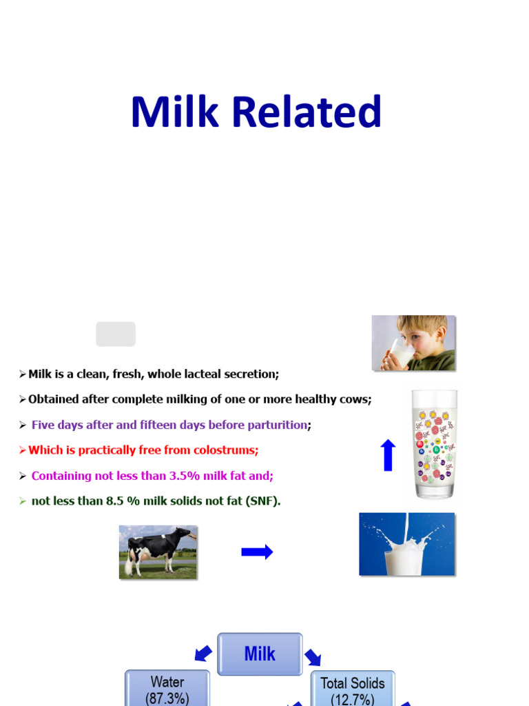 Understanding Milk Composition and Types | PDF