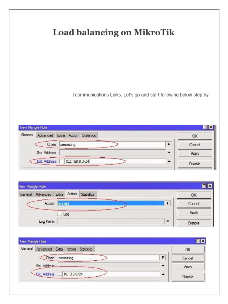 Load Balancing On MikroTik | PDF | Load Balancing (Computing) | Computer Network