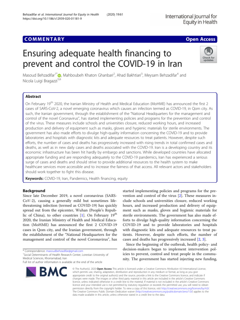4-2020-Ensuring Adequate Health Financing | PDF | Health Policy ...