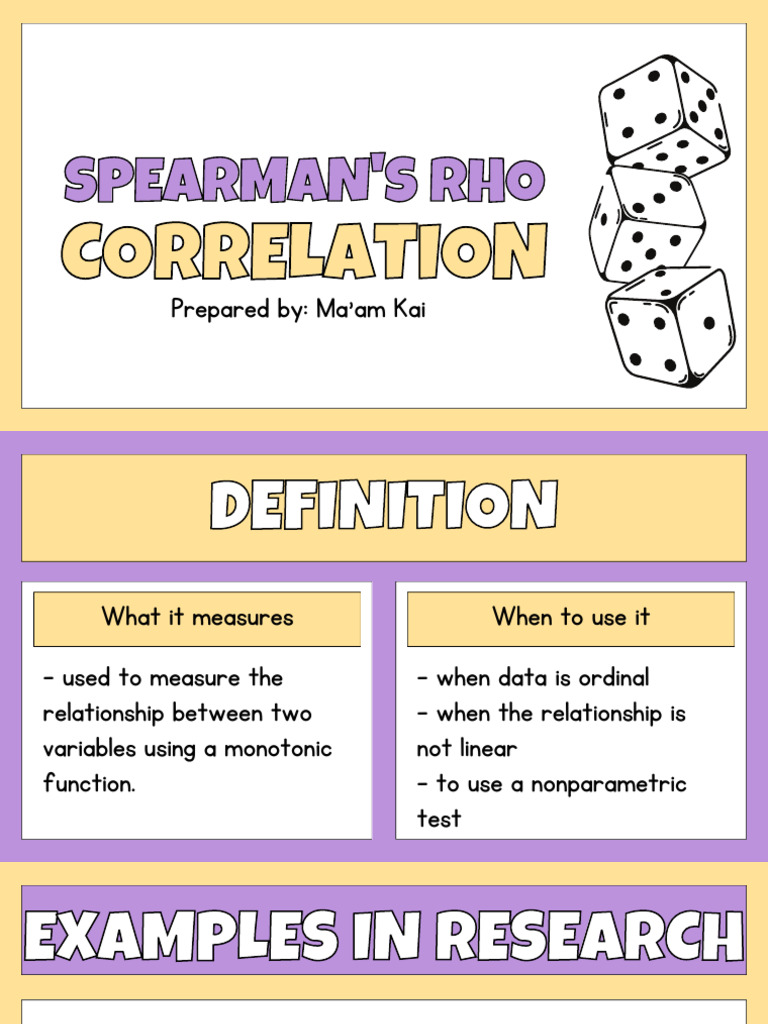 Spearmans Rho | PDF