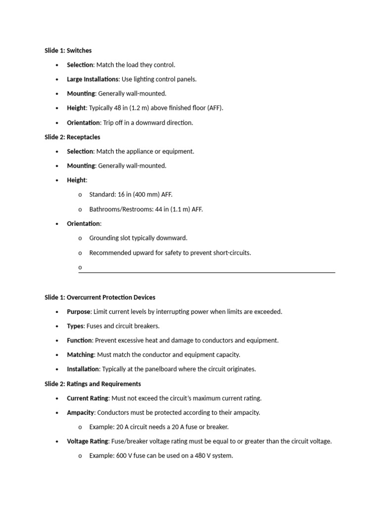 CEA 01 PPT Content For Reporting 49823 | PDF | Fuse (Electrical ...