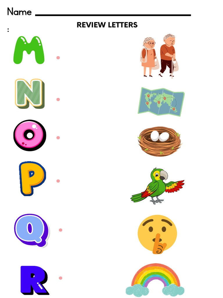 Colorful Illustrative Choose The Correct Word English Worksheet | PDF
