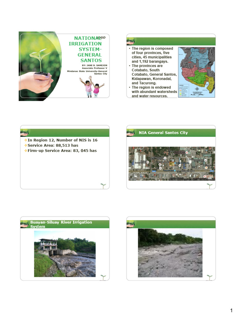 National Irrigation System Overview | PDF | Bodies Of Water | Landscape