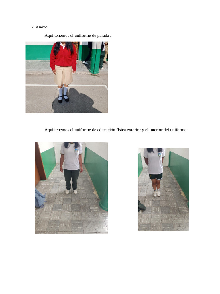 Uniformes de Parada y Educación Física | PDF