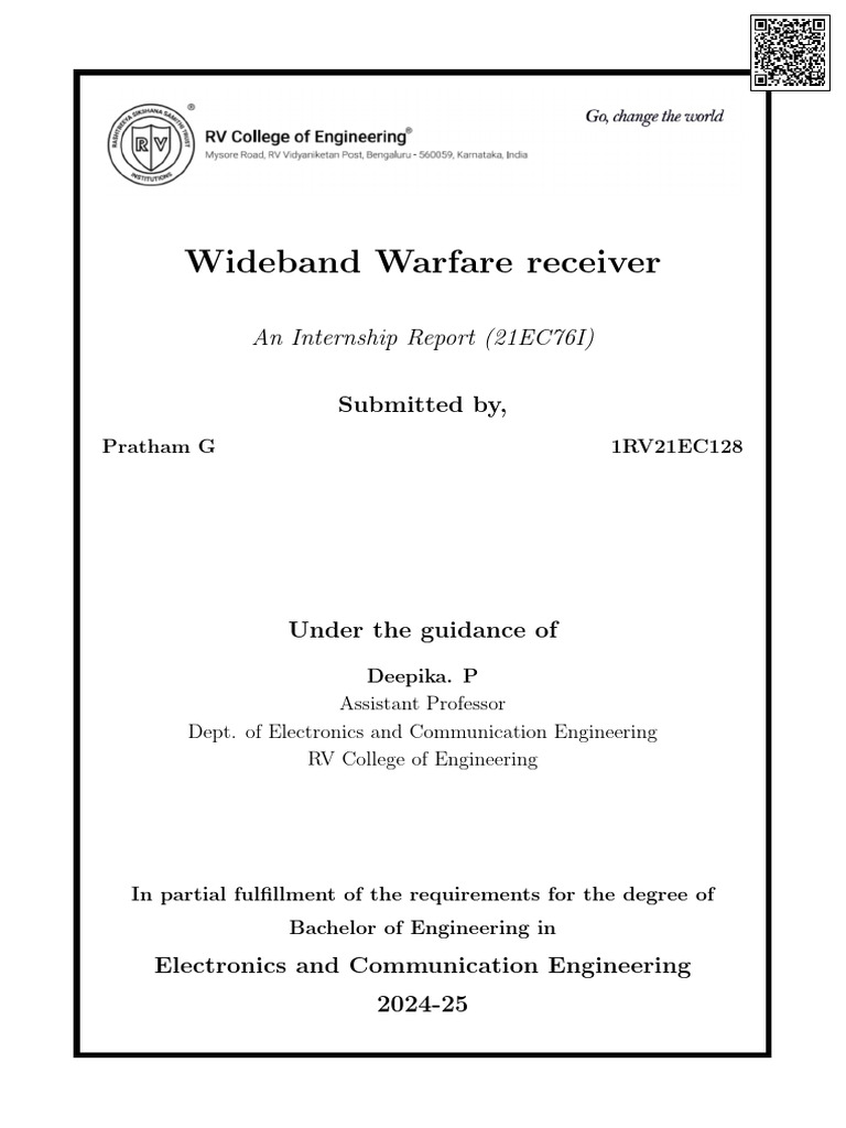 DRDO_Internship | PDF | Radar | Analog To Digital Converter