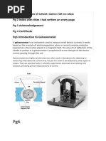 Moving Coil Galvanometer With Diagram | PDF