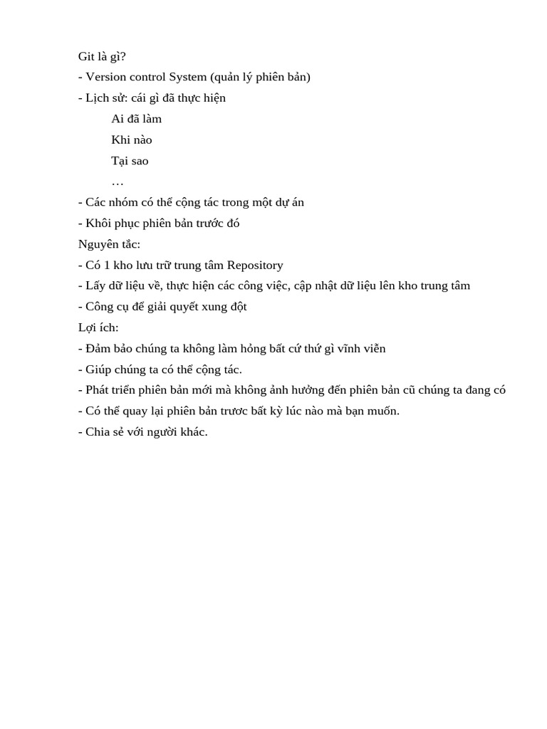B1 GT về GIT | PDF