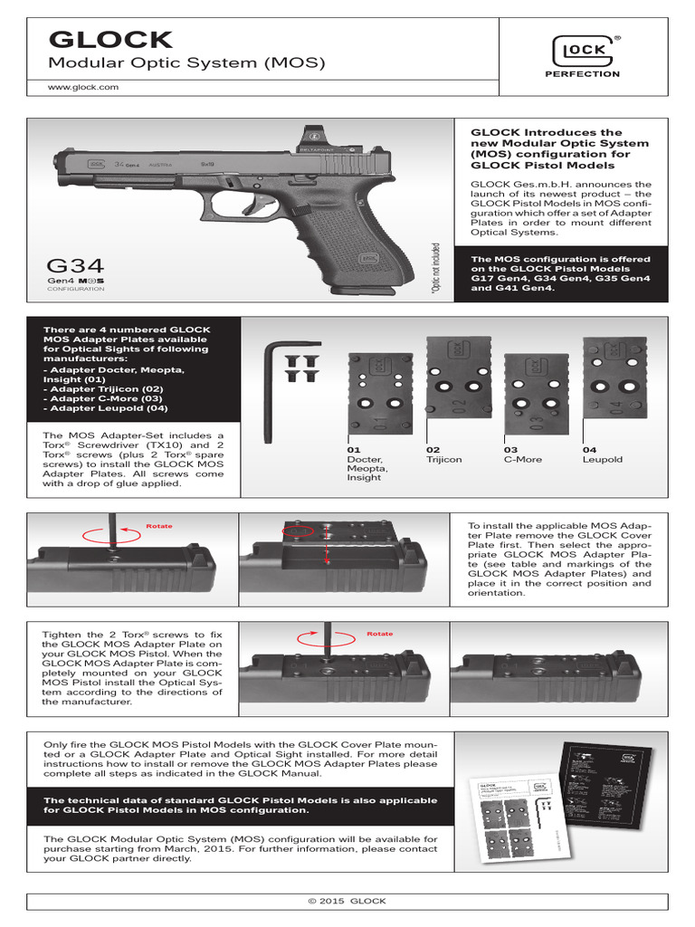 GLOCK Newsletter MOS | PDF | Equipment | Handgun
