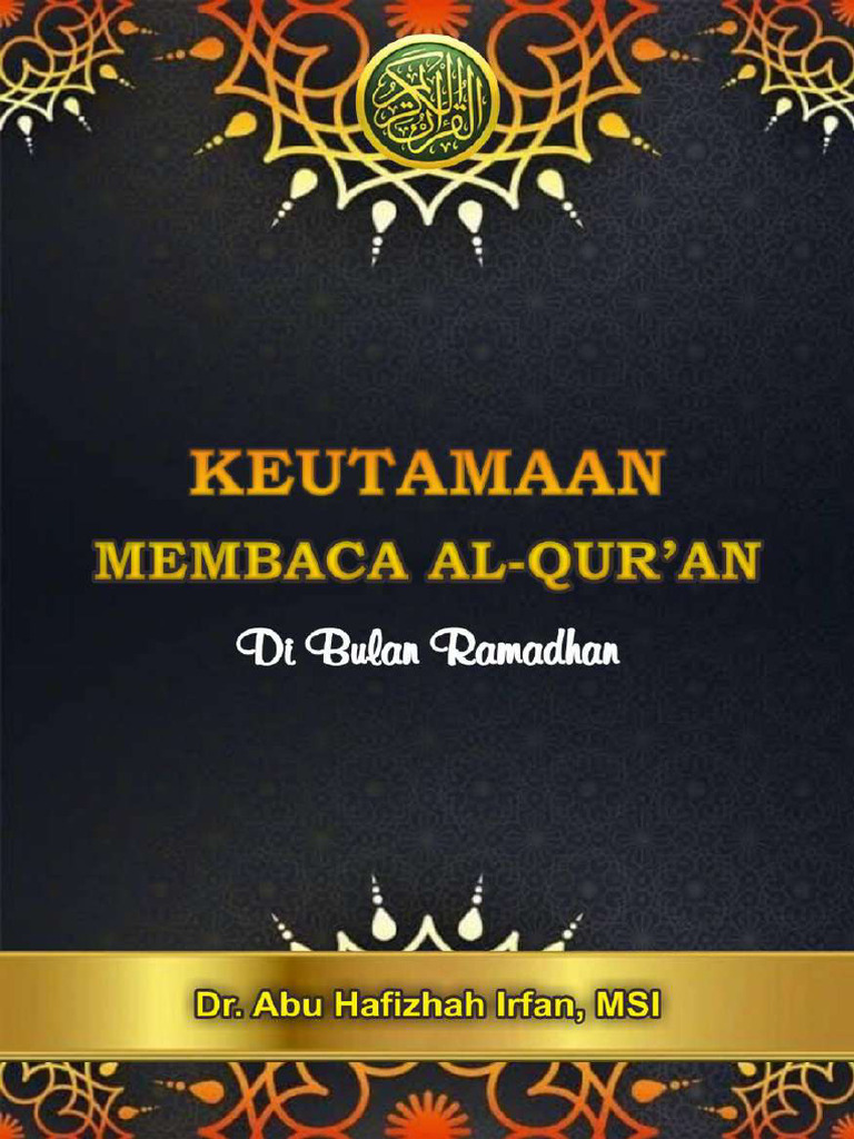Keutamaan Membaca Al-Qur’an di Bulan Ramadhan | PDF