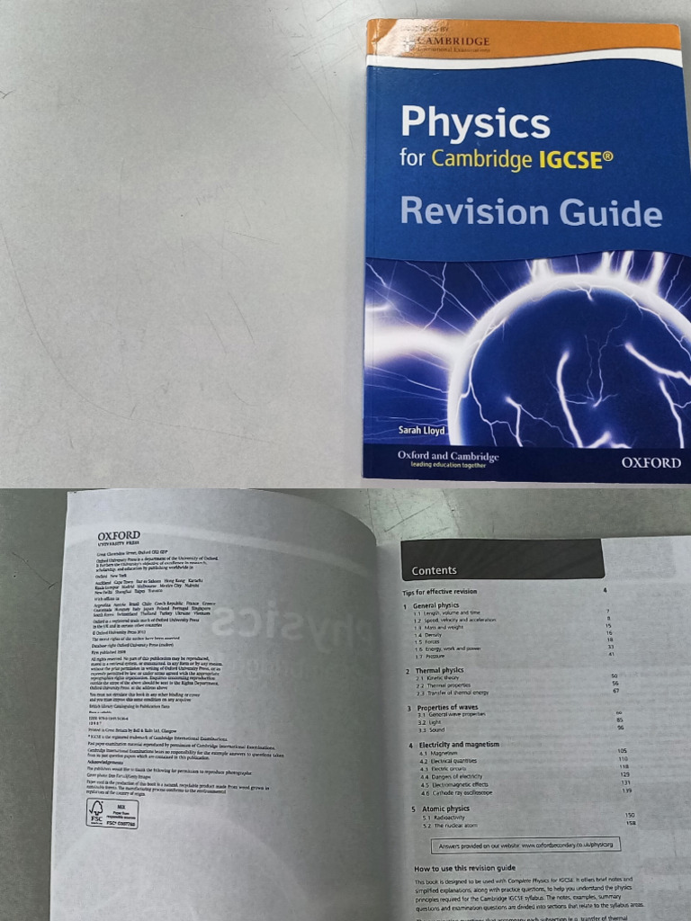 Igcse Physics Revision Guide | PDF