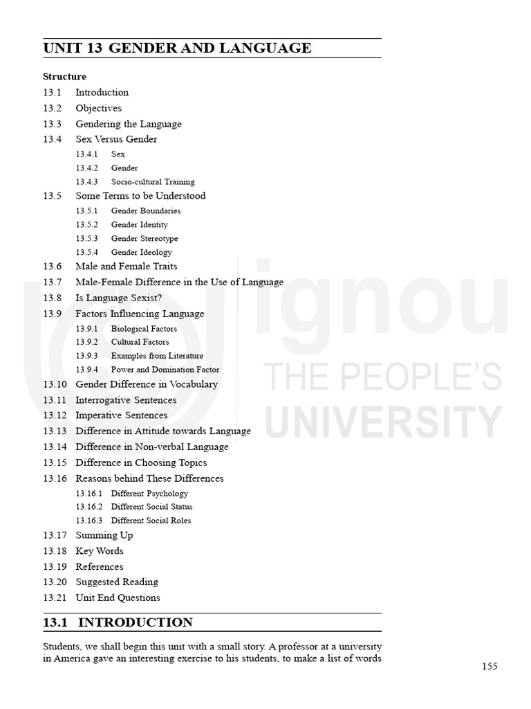 Gender and Language 2 | PDF | Gender | Gender Studies