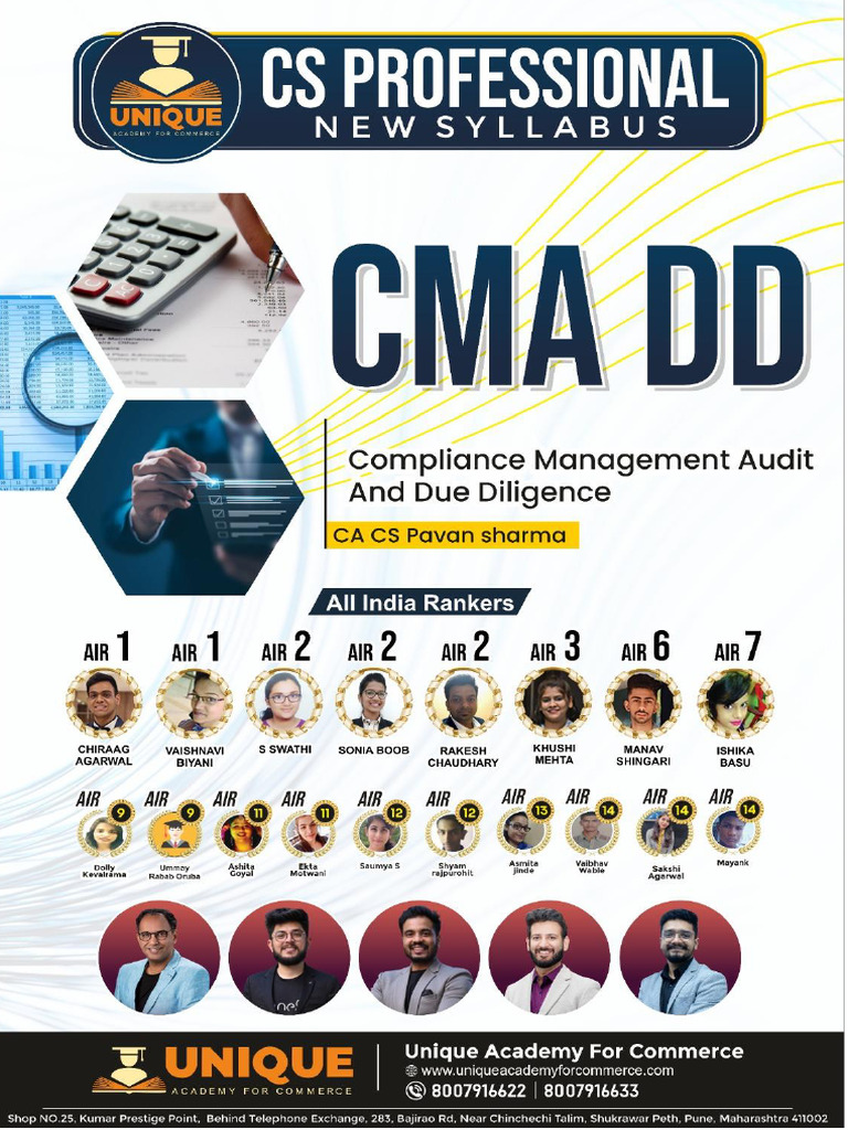 Cmadd New Syllabus Pdf Regulatory Compliance Business