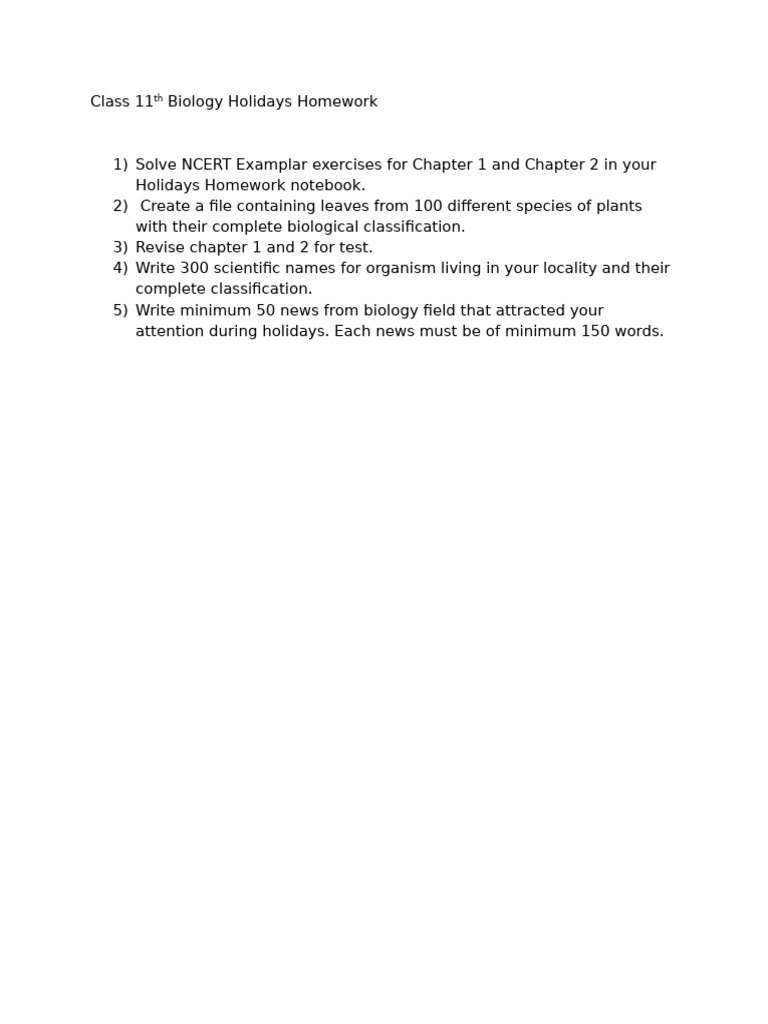 Class 11 Biology | PDF