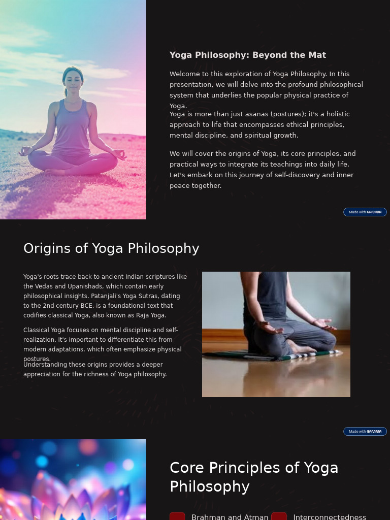 Yoga Philosophy: Principles and Practices | PDF | Yoga | Asana