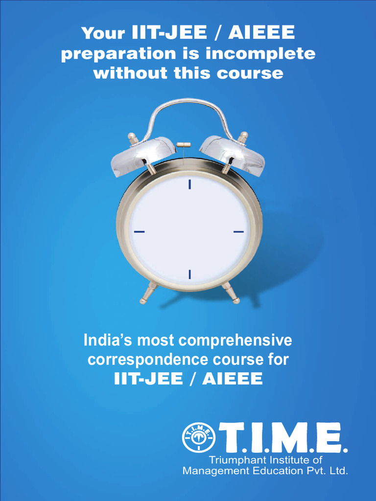 Iit Jee Brochure 2008 | PDF