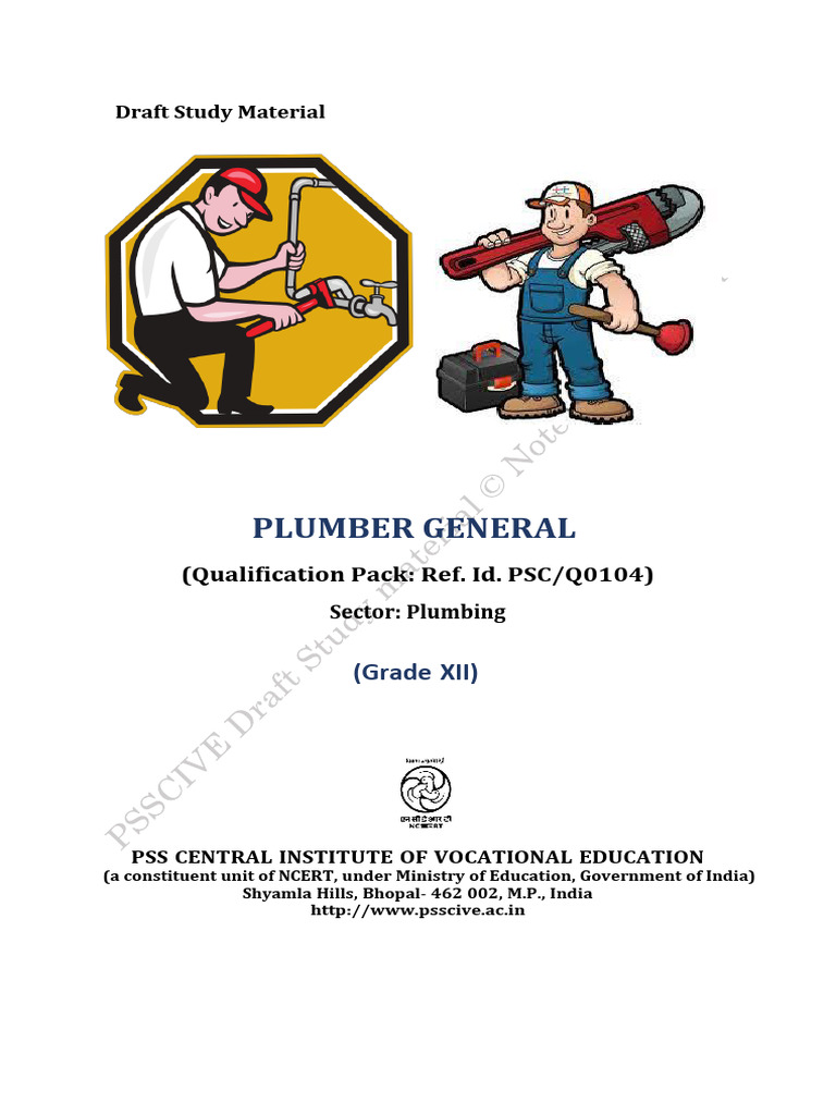 Plumber-General-English-Class - 12 | PDF | Plumbing | Tap (Valve)