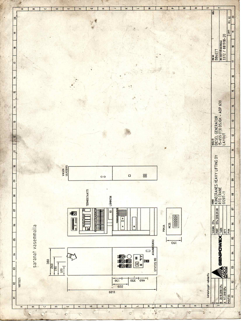 WIRING ENGINE RTGC LAMA | PDF
