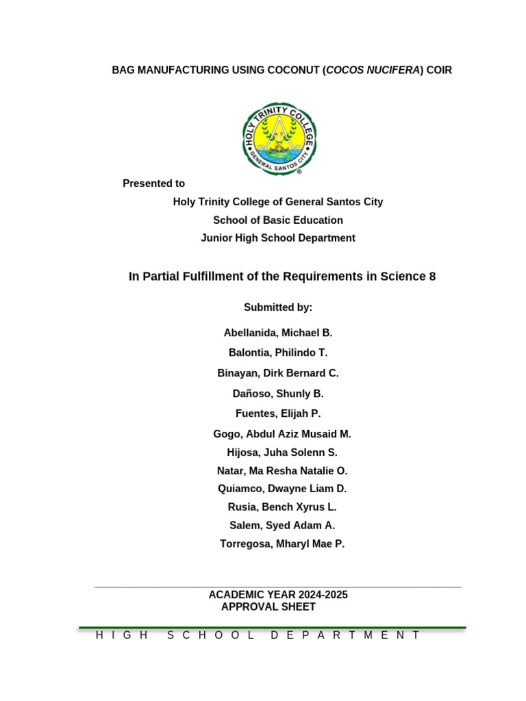 Sip For Final Defense 3 1 | PDF | Waste Management | Waste