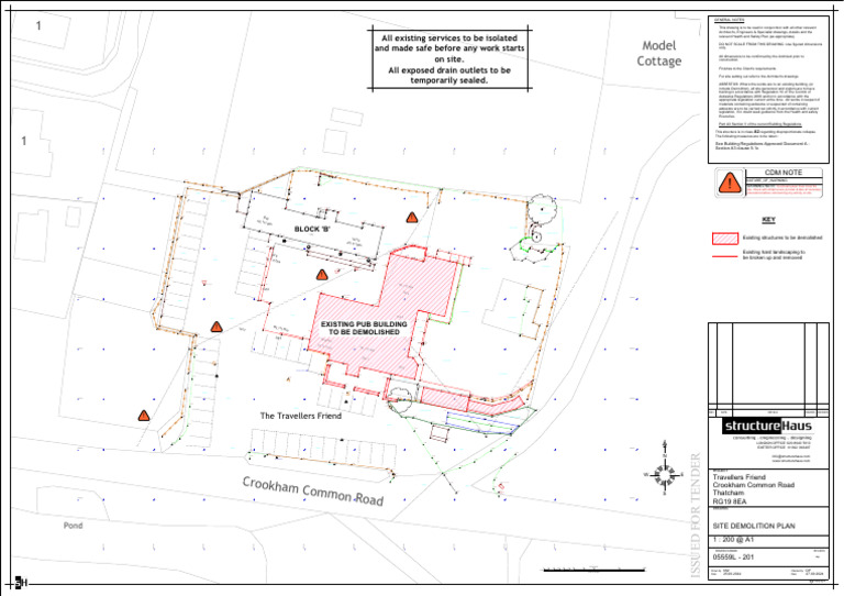05559L - 201-Site Demolition Plan (A1) | PDF | Safety