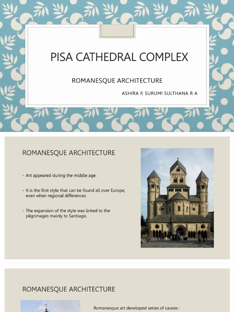 Pisa Cathedral Complex Newpptx | PDF