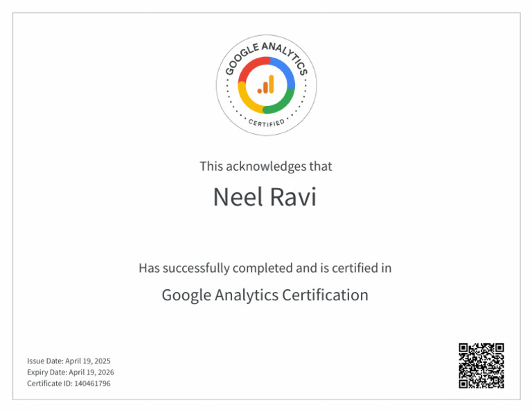Open Google Analytics Certificate | PDF