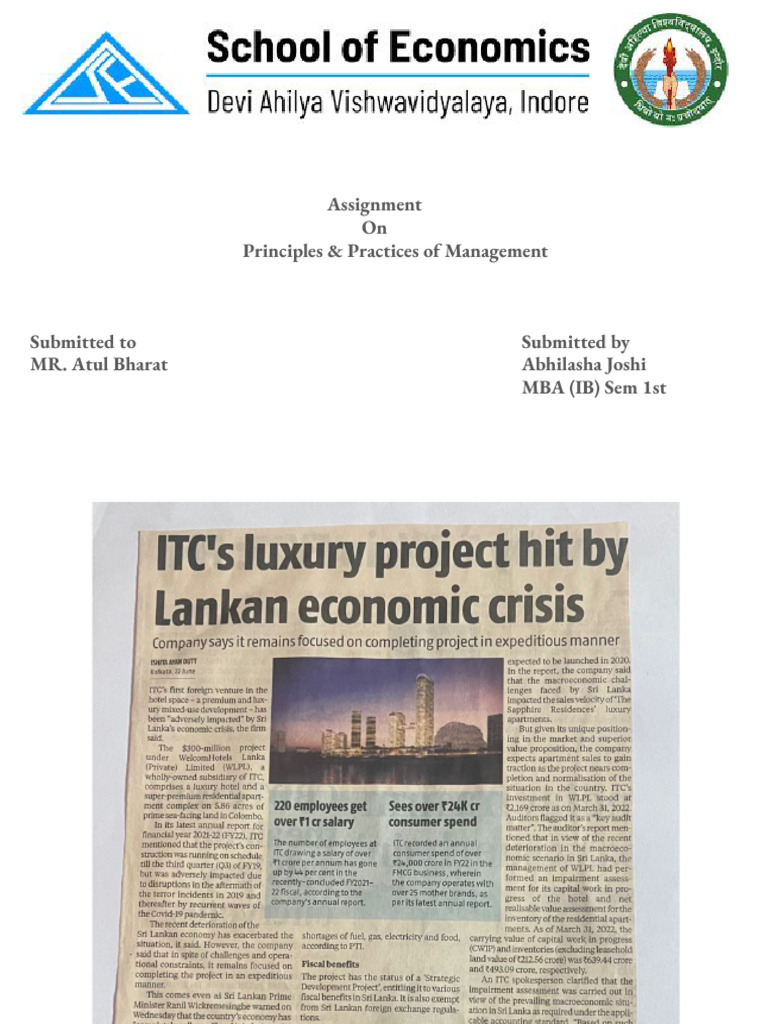 PPM ASSIGNMENT (Abhilasha Joshi) | PDF | Insurance | Banks