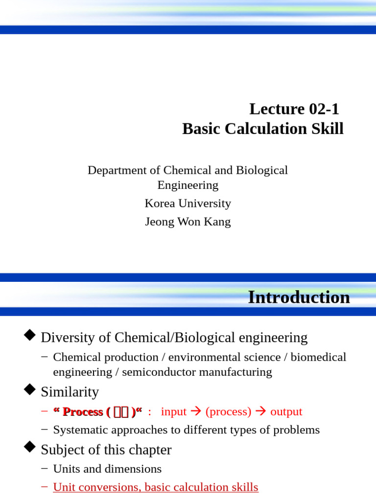 Lecture 02-1 - Basic Calculation Skill | PDF | Significant Figures ...