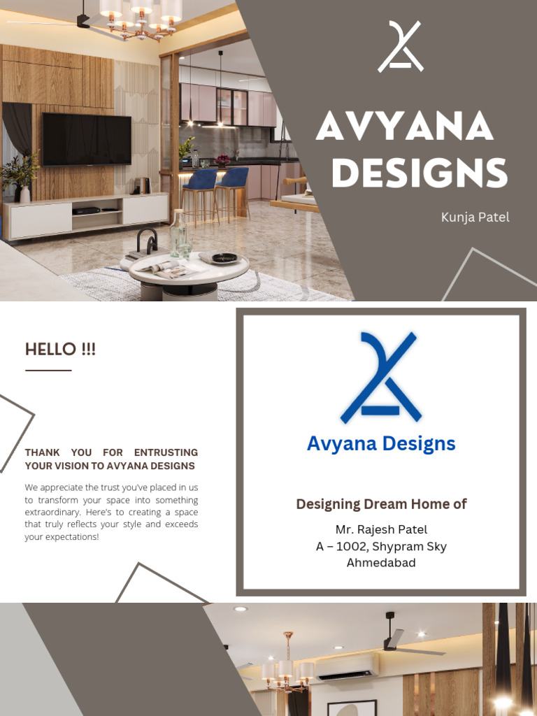 Rajesh Patel's Dream Home Design | PDF