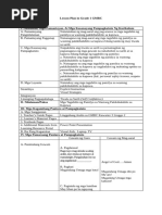 Lesson Plan in Grade 1 GMRC | PDF