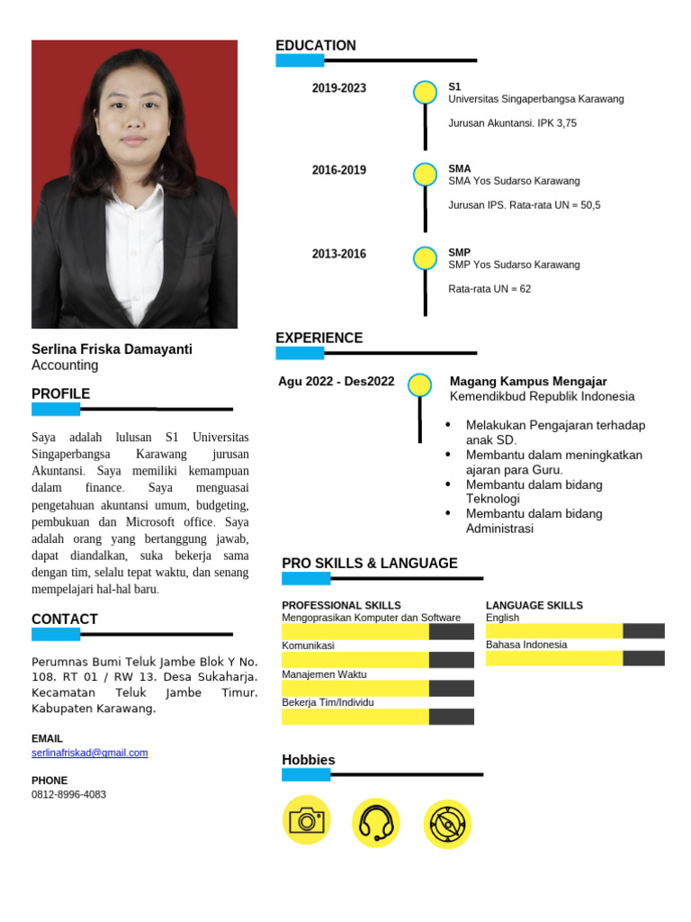 Glints CV Template | PDF
